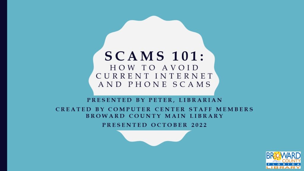 How to Avoid Current Internet and Phone Scams – The Galt Mile Community ...